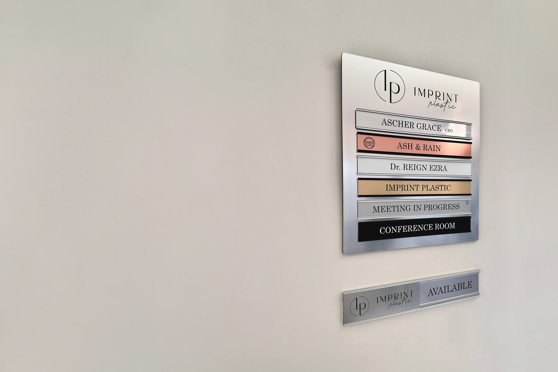 Signage – Imprint Plastic