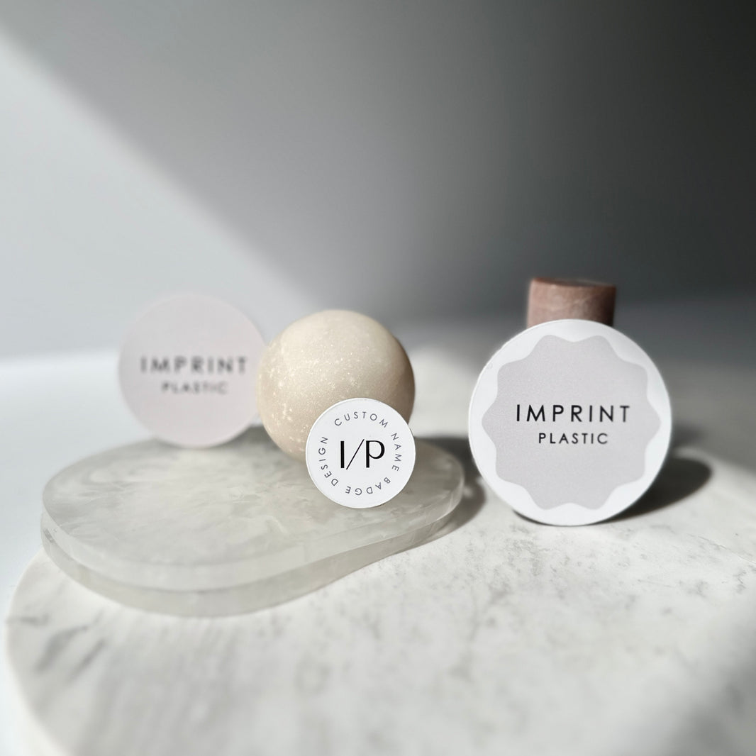 Custom Name Badge – Imprint Plastic